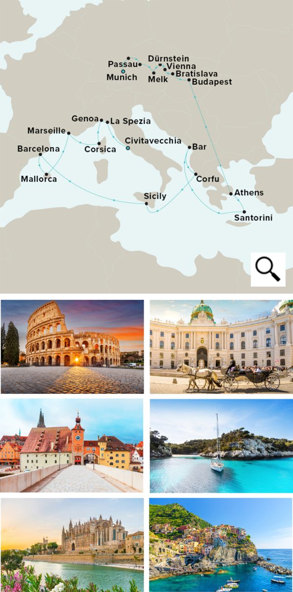 A Duo of European Icons: Danube Delights & the Majestic Mediterranean ...